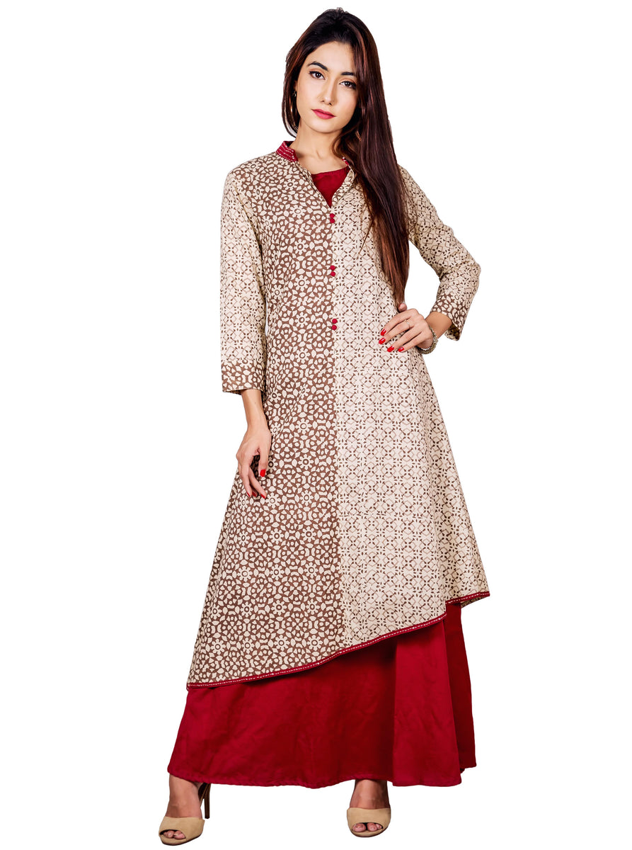 8 Latest Trend Block Print Kurtis for Stylish Summer Wardrobes – MISSPRINT
