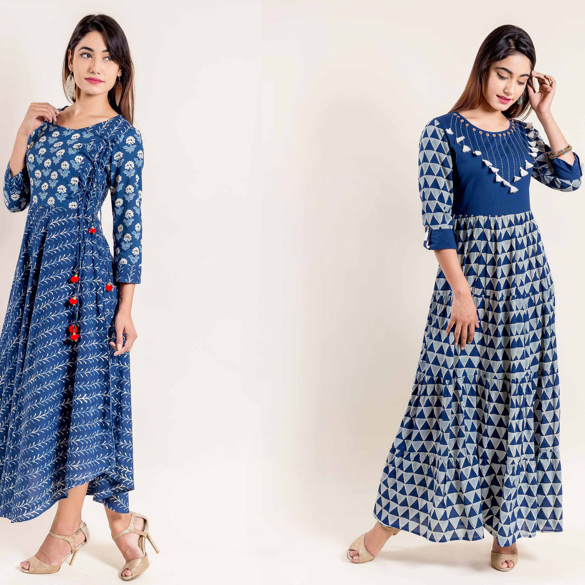 Top 10 Trendy And Fashionable Indigo Dress Of Missprint – MISSPRINT