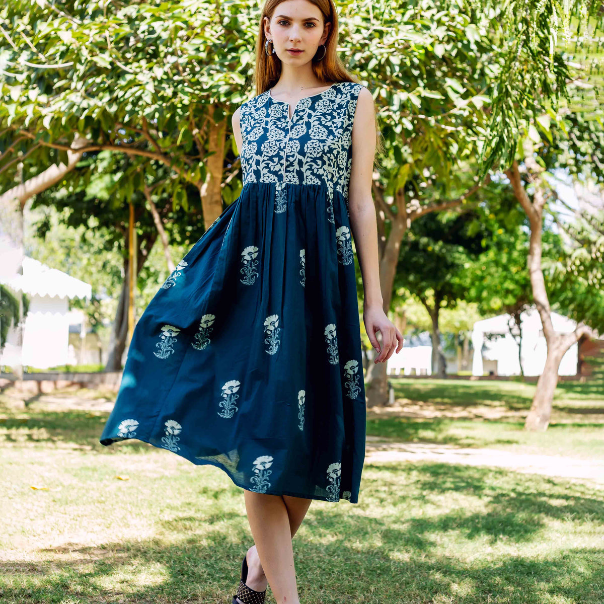 Daniela Teal Green Dress – MISSPRINT